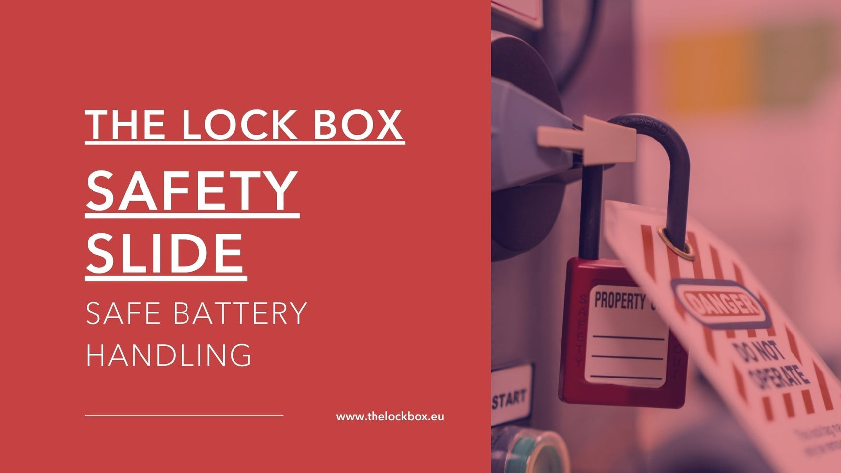 Safety Slide | Lithium-Ion Battery Fire Safety | The Lock Box